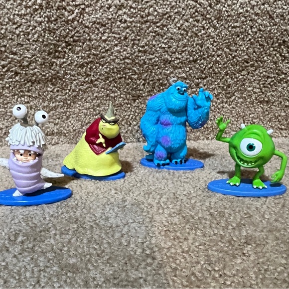 Disney | Toys | Monsters Inc Disney Pixar 3 Lot Of 4 Sulley Mike Boo ...